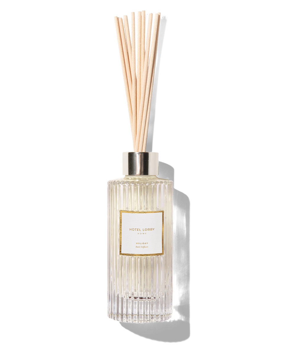 Holiday Reed Diffuser | Luxury Holiday Home Fragrance– Hotel Lobby Candle